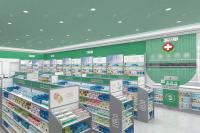 China 04-XDZYS011 Customized Drugstore Store Display Design Pharmacy Medicine Shelf Display Racks for Pharmacy for sale