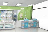 China 04-XDZYS009 Branded Pharmacy Counter Drugstore Store Design for Pharmacy Furniture Manufacturers for sale