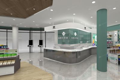China 04-XDZYS007 Branded Store Showcase Pharmacy Stand Pharmacy Shelf Design for Drugstore Store Furniture for sale