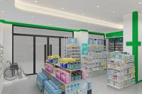 China 04-XDZYS006 Space-Saving Shop Showcase Gondola Pharmacy Products Retail Store for Medicine Display Furniture for sale