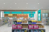 China 04-XDZYS001 Fashion-forward wooden pharmacy display rack pharmacy shelving for Drugstore Shop Design for sale
