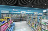 China 04-XDZYS003 Drugstore Store Shelf Pharmacy Shop Fitting Pharmacy Led Display for Medicine Shop Interior Design for sale