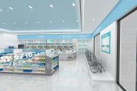 China 05-QWJYS006 Drugstore Pharmacy Display Showcase Modern Pharmacy Design for Medicine Shop Fitting for sale