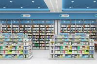 China 05-QWJYS001 Fashion-Forward Pharmacy Shelves Display Pharmacy Shop Design for Drugstore Shop Decoration for sale
