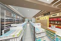 China 07-QXJYS001 Pharmacy Showcase Customized Shop Cabinet Drugstore Shop Interior Design for Pharmacy Furniture for Sale for sale