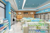 China 09-SYZSS002 Pharmacy Decor Branding Shop Display Furniture Pharmacy Display for Medicine Shop Interior Design for sale