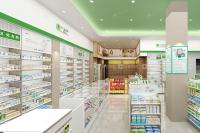 China 09-SYZSS001 Space-Saving Shop Fitting Pharmacy Display Cabinets Drugstore Store Design Pharmacy Shop Display Furniture for sale