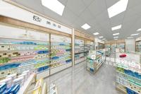 China 10-YMQSS001 Branding Pharmacy Interior Fashion-Forward Display Case Glass for Pharmacy Store Decoration for sale