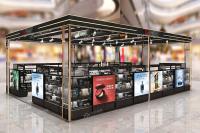 China Cosmetic Store Showcase Kurinam Series Beauty Kiosk Cases for Store Display Furniture for sale