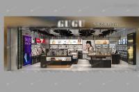 China Kurinam Series Cosmetic Store Display Shelf Customizable 86 Sqm for Skincare Store Design for sale
