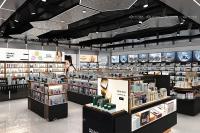 China Kurinam Series Cosmetic Store Display Shelf Customizable 86 Sqm for Skincare Store Design for sale