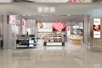 China Makeup Store Decoration Retail Shop Cabinet Cosmetic Display Design for Beauty Shop Display Furniture for sale
