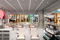China Makeup Store Decoration Retail Shop Cabinet Cosmetic Display Design for Beauty Shop Display Furniture for sale