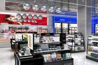 China Beauty Store Interior Design Gold Rush Series Case 146sqm Cosmetic Store Decoration and  Beauty Display Cabinet for sale