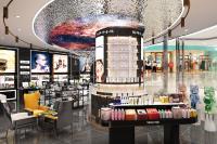 China Skincare Shop Interior Design Gold Rush Series Case for Shop Display Furniture for sale