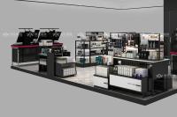 China BKC022 Beauty Display Showcase Retail Kiosk Mall Cosmetic Kiosk Design for Skincare Booth for sale