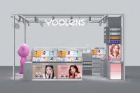 China BKC031 Luxury Perfume Shelf Beauty Mall Booth Cosmetic Display Ideas for Perfume Store Fixtures for sale