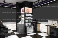 China BKC010 Cosmetic Shop Cabinet Perfume Kiosk Beauty Kiosk Display For Perfume Store Display Furniture for sale