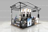 China BKC015 Perfume Display Showcase Beauty Booth Design Cosmetic Mall Kiosk For Makeup Shop Decoration for sale