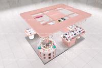 China BKC003 Space-saving Store Showcase beauty kiosk cosmetic kiosk for sale for Customized Shop Design for sale