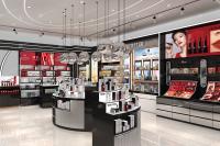 China BKC012 Cosmetic Display Showcase Beauty Booth Beauty Kiosk Design for Makeup Store Decoration for sale