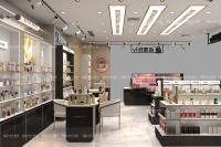 China BKC007 Branding beauty booth Customized Makeup Store Display Furniture kiosk for perfume for sale