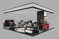 China BKC022 Beauty Display Showcase Retail Kiosk Mall Cosmetic Kiosk Design for Skincare Booth for sale
