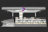 China BKC030 Branded cosmetic shop layout beauty bar kiosk for decoration perfume shop furniture for sale