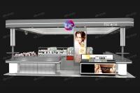 China BKC030 Branded cosmetic shop layout beauty bar kiosk for decoration perfume shop furniture for sale