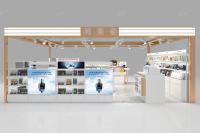 China BKC032 Customized Cosmetic Showcase Design Kiosk Perfume Shop Design for Center Display Rack for Beauty for sale