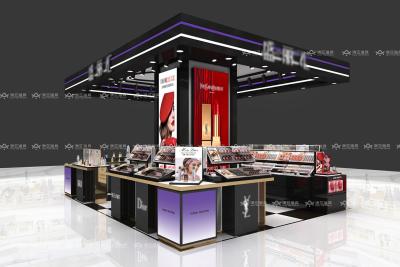 China BKC010 Cosmetic Shop Cabinet Perfume Kiosk Beauty Kiosk Display For Perfume Store Display Furniture for sale