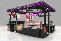 China BKC013 Cosmetic Display Counter Booth Makeup Display Store Decoration Beauty Kiosk for Sale for sale