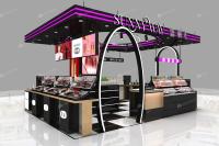 China BKC013 Cosmetic Display Counter Booth Makeup Display Store Decoration Beauty Kiosk for Sale for sale