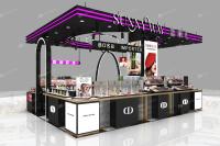 China BKC013 Cosmetic Display Counter Booth Makeup Display Store Decoration Beauty Kiosk for Sale for sale