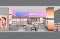 China BKC014 Retail Display Showcase Beauty Mall Booth Cosmetic Kiosk Display for Beauty Store Decoration for sale