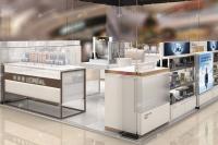 China BKC016 Fashion-Forward Cosmetic Kiosk Design Makeup Mall Kiosk for Beauty Store Decoration for sale