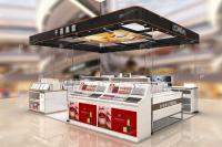 China BKC016 Fashion-Forward Cosmetic Kiosk Design Makeup Mall Kiosk for Beauty Store Decoration for sale