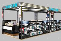 China BKC026 Beauty Mall Booth Retail Shop Showcase Perfume Store Interior Design for Cosmetic Kiosk for Sale for sale