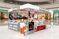 China BKC029 Fashion-Forward Beautiful Cosmetic Kiosk Makeup Kiosk Display for Showcase to Display Cosmetics for sale