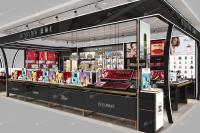 China BKC012 Cosmetic Display Showcase Beauty Booth Beauty Kiosk Design for Makeup Store Decoration for sale