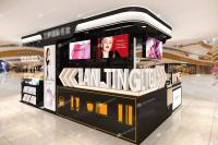 China BKC008 Premium makeup booth Cosmetic mall kiosk for Skincare Store Display Furniture for sale