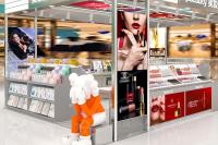 China BKC029 Fashion-Forward Beautiful Cosmetic Kiosk Makeup Kiosk Display for Showcase to Display Cosmetics for sale