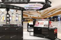 China BKC008 Premium makeup booth Cosmetic mall kiosk for Skincare Store Display Furniture for sale