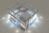 China BKC027 Skincare Kiosk Mall Luxury Shop Showcase Skincare Store Interior Design for Cosmetic Shop Display Furniture for sale