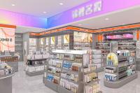 China BKC014 Retail Display Showcase Beauty Mall Booth Cosmetic Kiosk Display for Beauty Store Decoration for sale