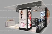 China BKC023 Customized Beauty Store Interior Design Skincare Mall Kiosk for Cosmetic Shop Decoration for sale