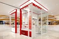 China BKC005 Retail Shop Showcase Kiosk Makeup Perfume Kiosk for Sale for Retail Store Display Furniture for sale