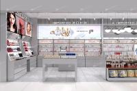 China BKC028 Perfume Exhibition Booth Design Beauty Kiosk Mall Beauty Display Furniture Cosmetic Rack for Shop for sale