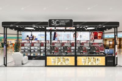 China BKC024 Premium Skincare Kiosk Display Beauty Booth Design for Cosmetic Store Interior Design for sale
