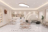 China BBC011 Maternity Store Decoration Baby Shop Display Rack Baby Diapers Display Stand for Baby Store Design for sale